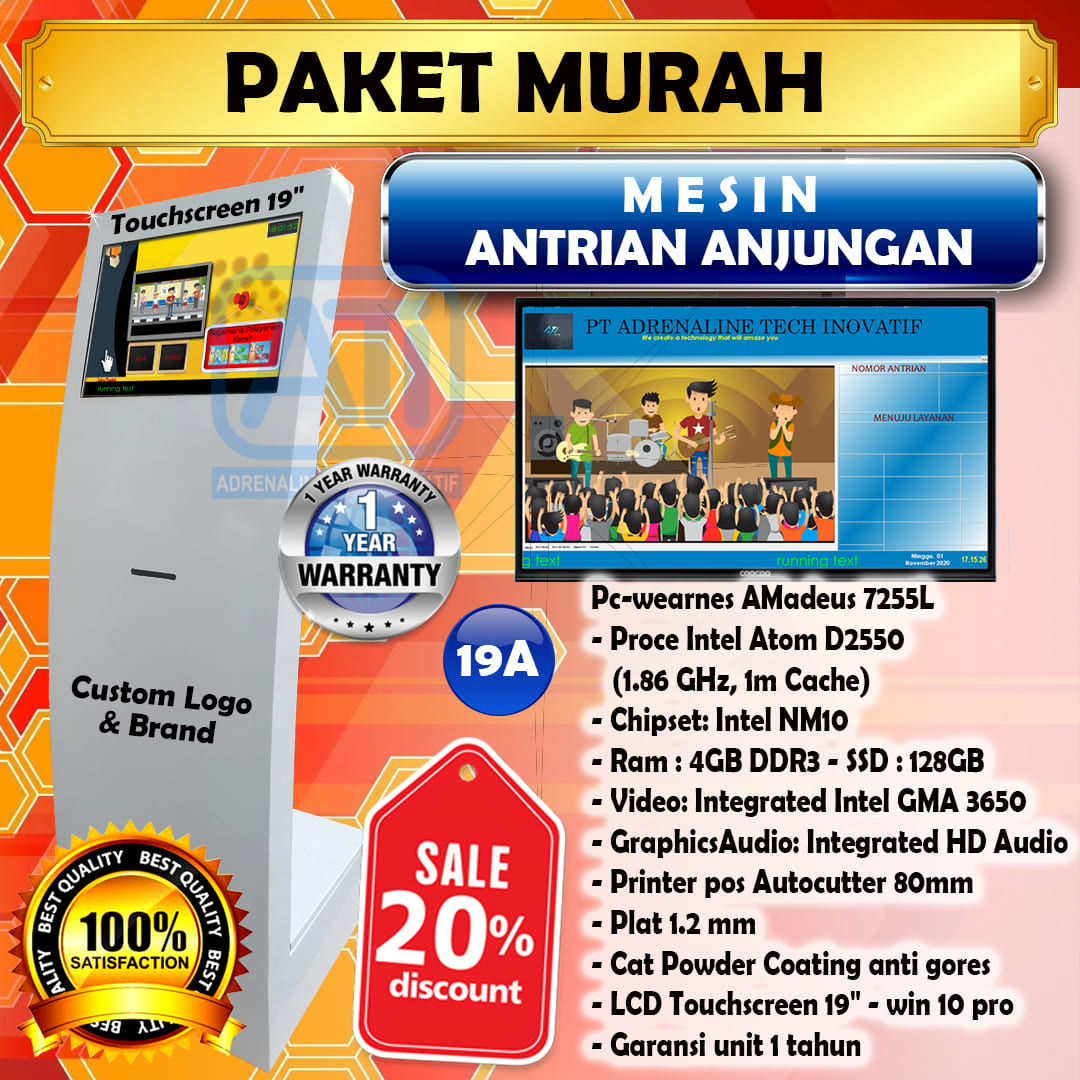 Mesin Antrian – OLOGIS | Produsen Kiosk & Digital Signage